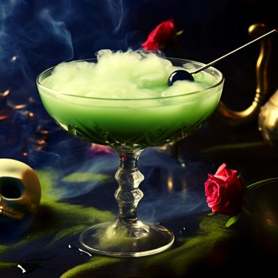 Green Monster Cocktail for Halloween - The Mixer UK