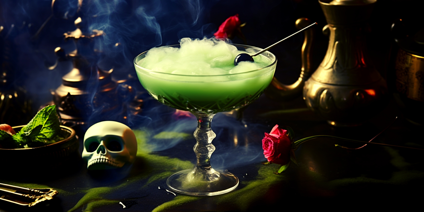 Green Monster Cocktail for Halloween - The Mixer UK