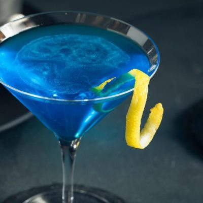 Life's A Beach With The Tropical Blue Martini Cocktail