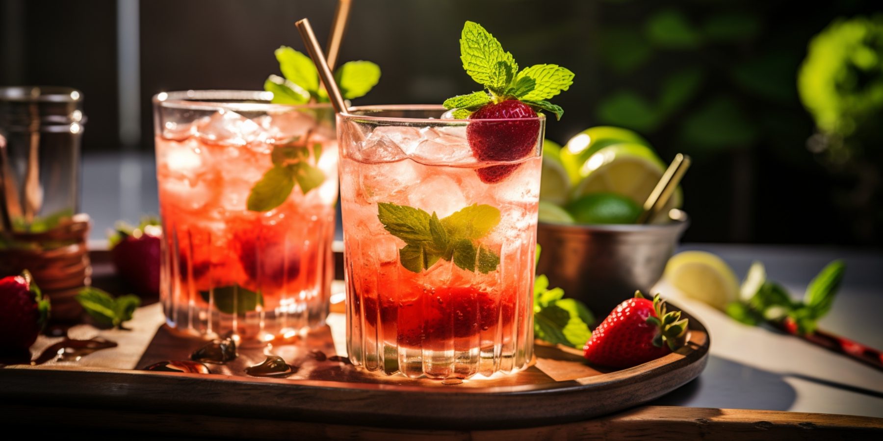 Strawberry Mojito Mocktail Recipe - The Mixer UK