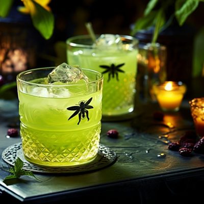 Get Spooky With a Swamp Water Cocktail Recipe for Halloween